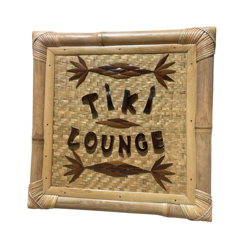 Tiki Lounge | Bamboo Sign 20" – Makana Hut