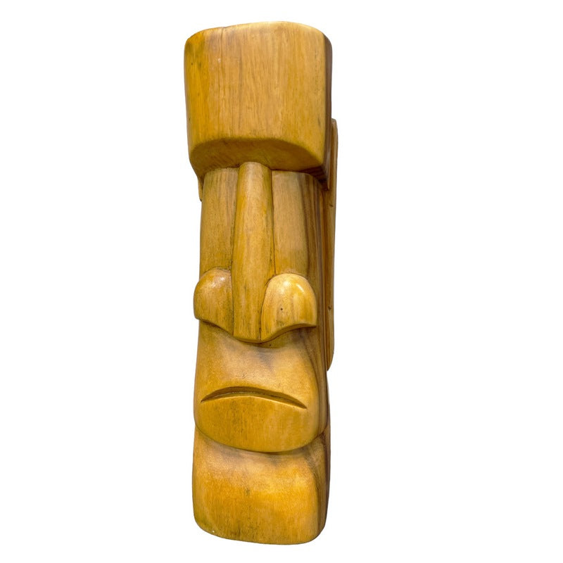 Moai Tiki - 12" Easter Island Polynesian Carving