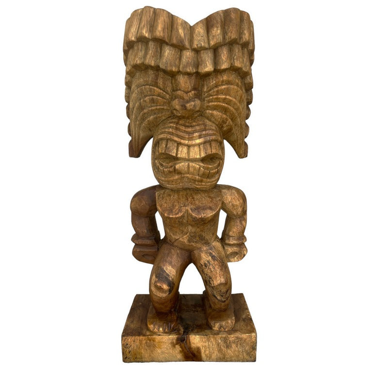 Ku Hawaiian Museum Replica 20" Tiki Carving – Makana Hut