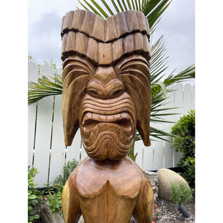 Ku | Traditional Hawaiian Tiki 40"