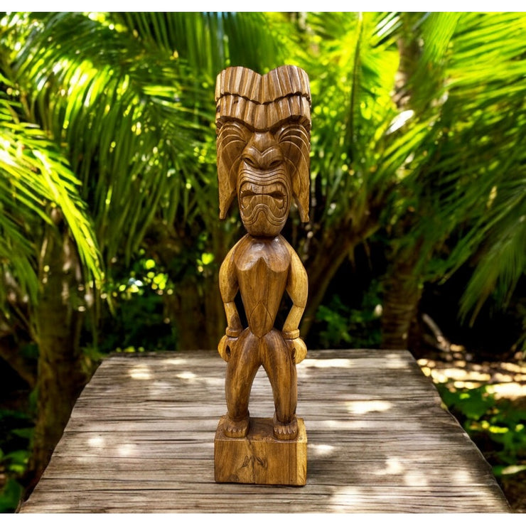 Ku | Traditional Hawaiian Tiki 40" – Makana Hut