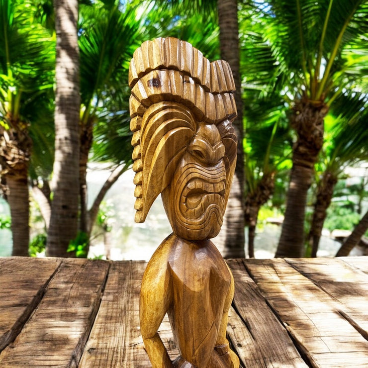 Ku | Traditional Hawaiian Tiki 40" – Makana Hut