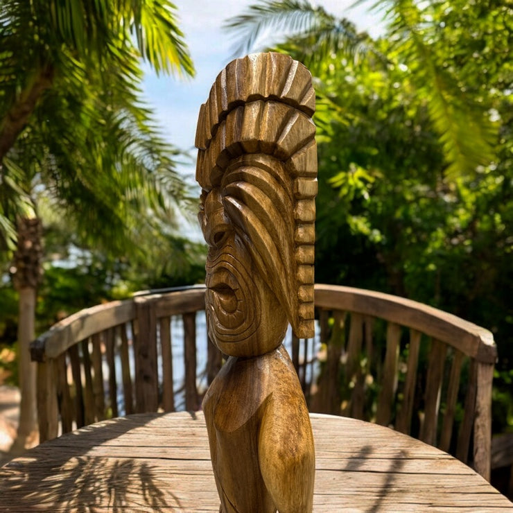 Ku | Traditional Hawaiian Tiki 40" – Makana Hut