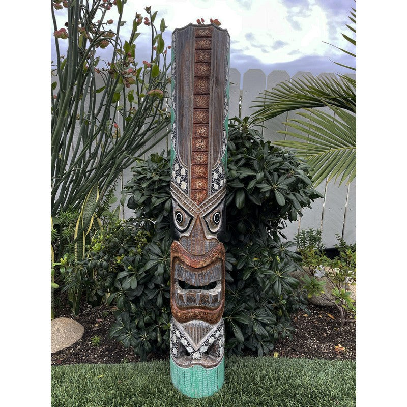 Love Tiki Mask | Colorful Washed 40"