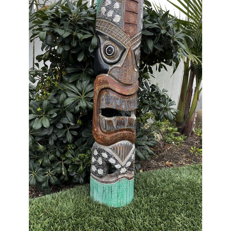 Love Tiki Mask | Colorful Washed 40"