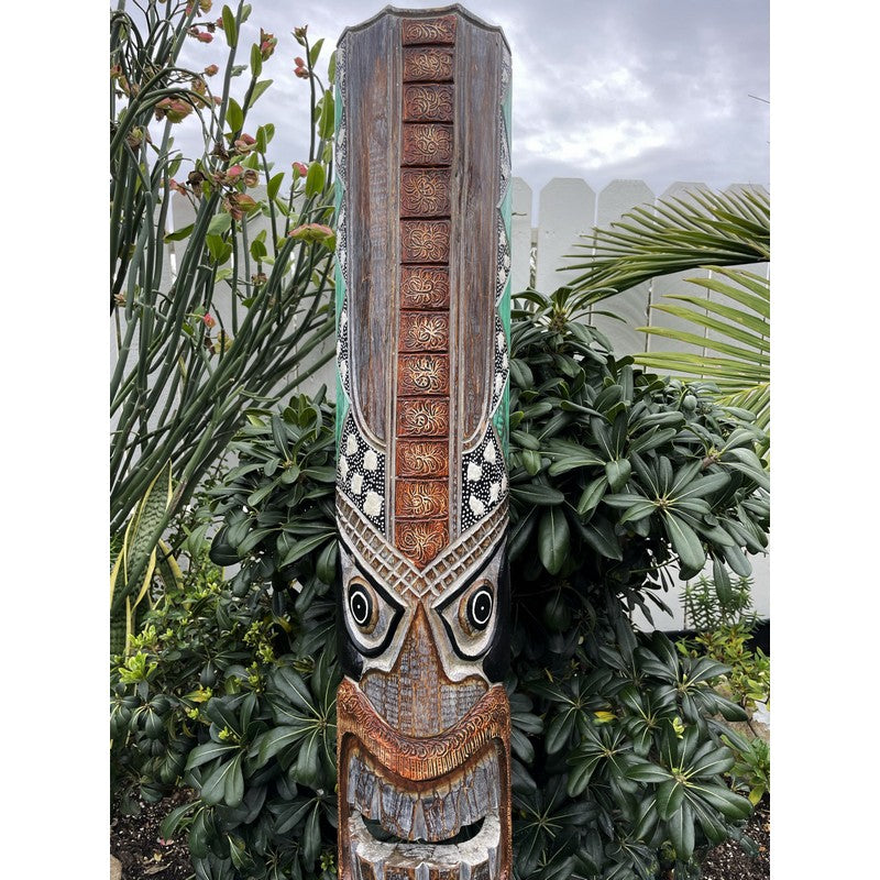 Love Tiki Mask | Colorful Washed 40"