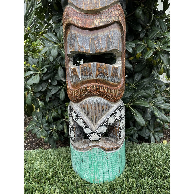 Love Tiki Mask | Colorful Washed 40"