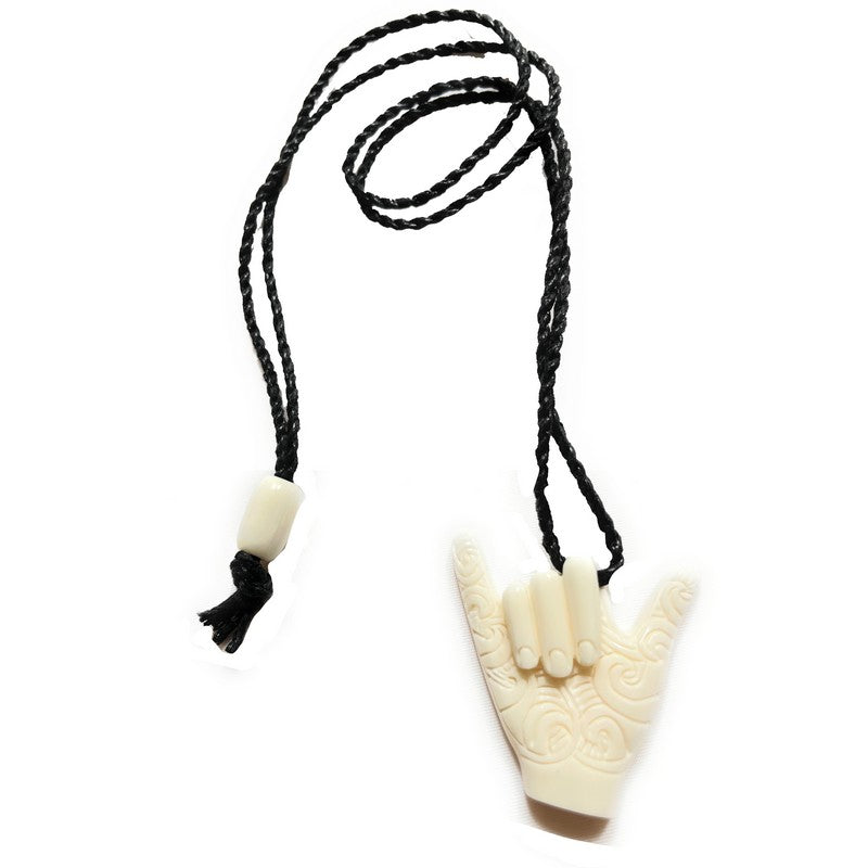 Shaka Bone Necklace with Engravings