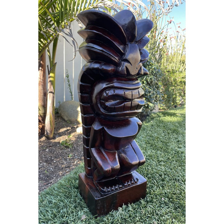 Love Tiki 20" | Hawaiian Museum Replica (Stained) – Makana Hut